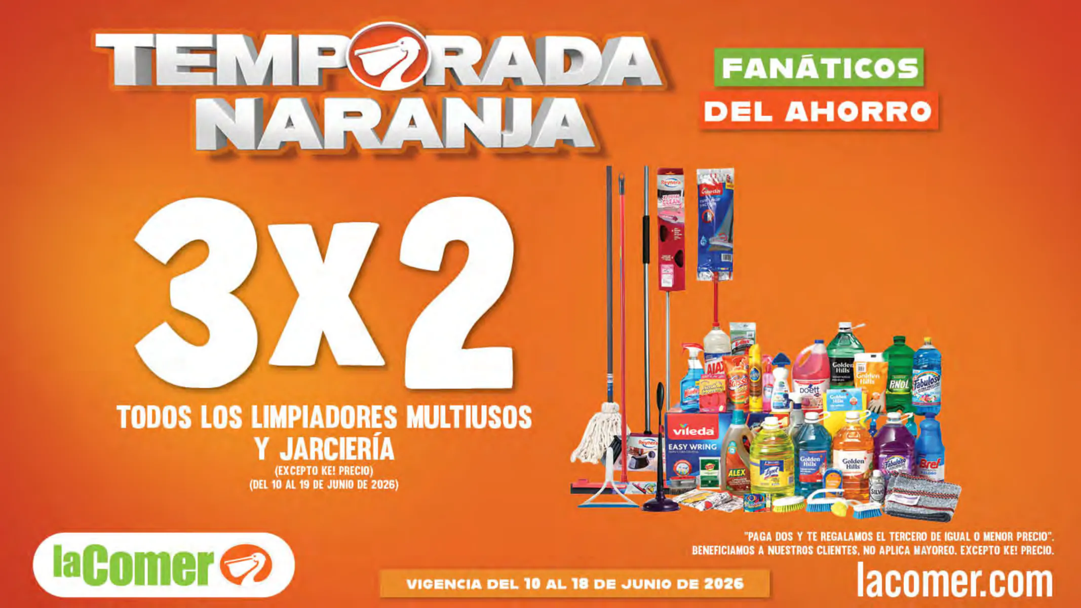Temporada Naranja La Comer | Ofertas 10 al 18 junio 2026