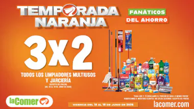 Temporada Naranja La Comer | Ofertas 10 al 18 junio 2026